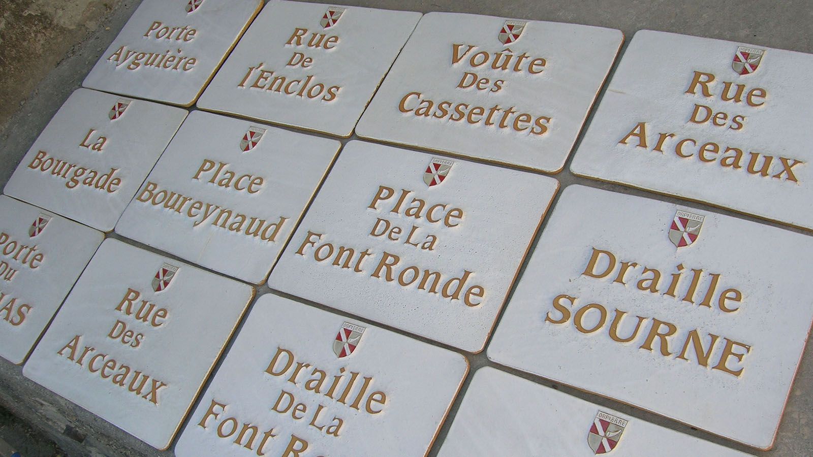 Plaques de rue - Signalétique Céramique